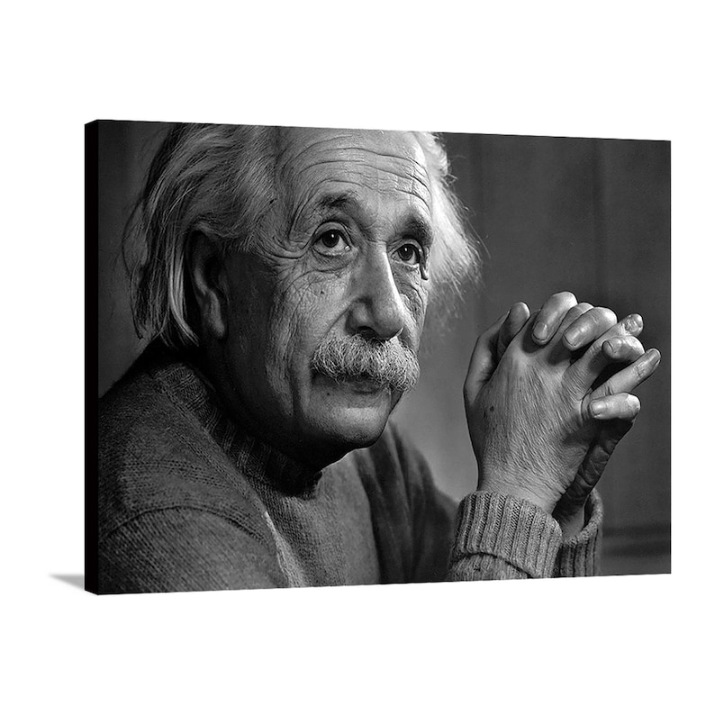 Art Prints on Poster or Framed Canvas Albert Einstein - Coolart ...