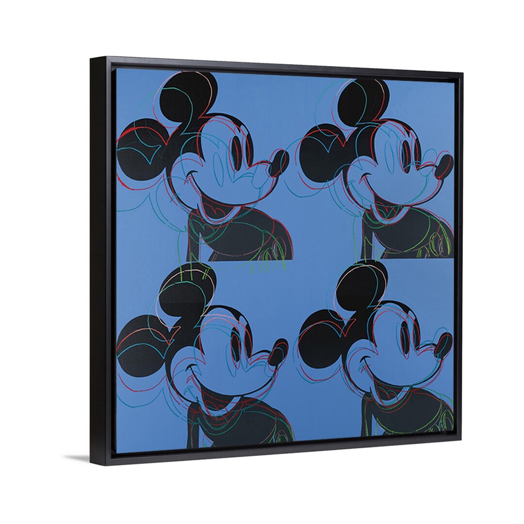 Art Prints on Poster or Framed Canvas Andy Warhol Mouse Coolart ...