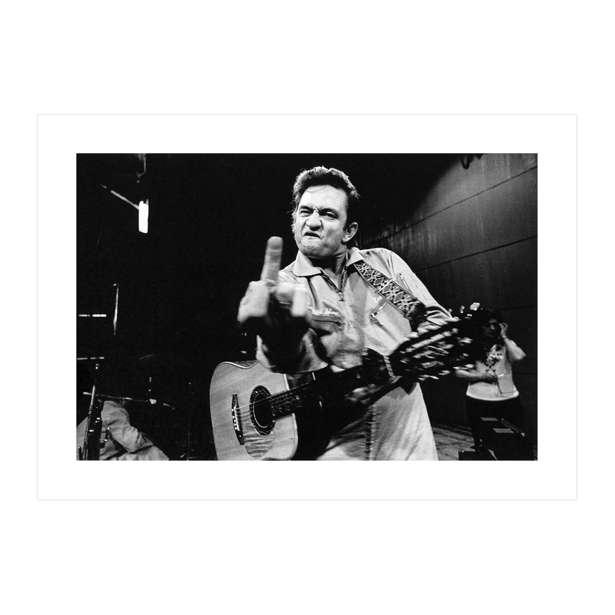 Art Prints on Poster or Framed Canvas Johnny Cash - Coolart ...