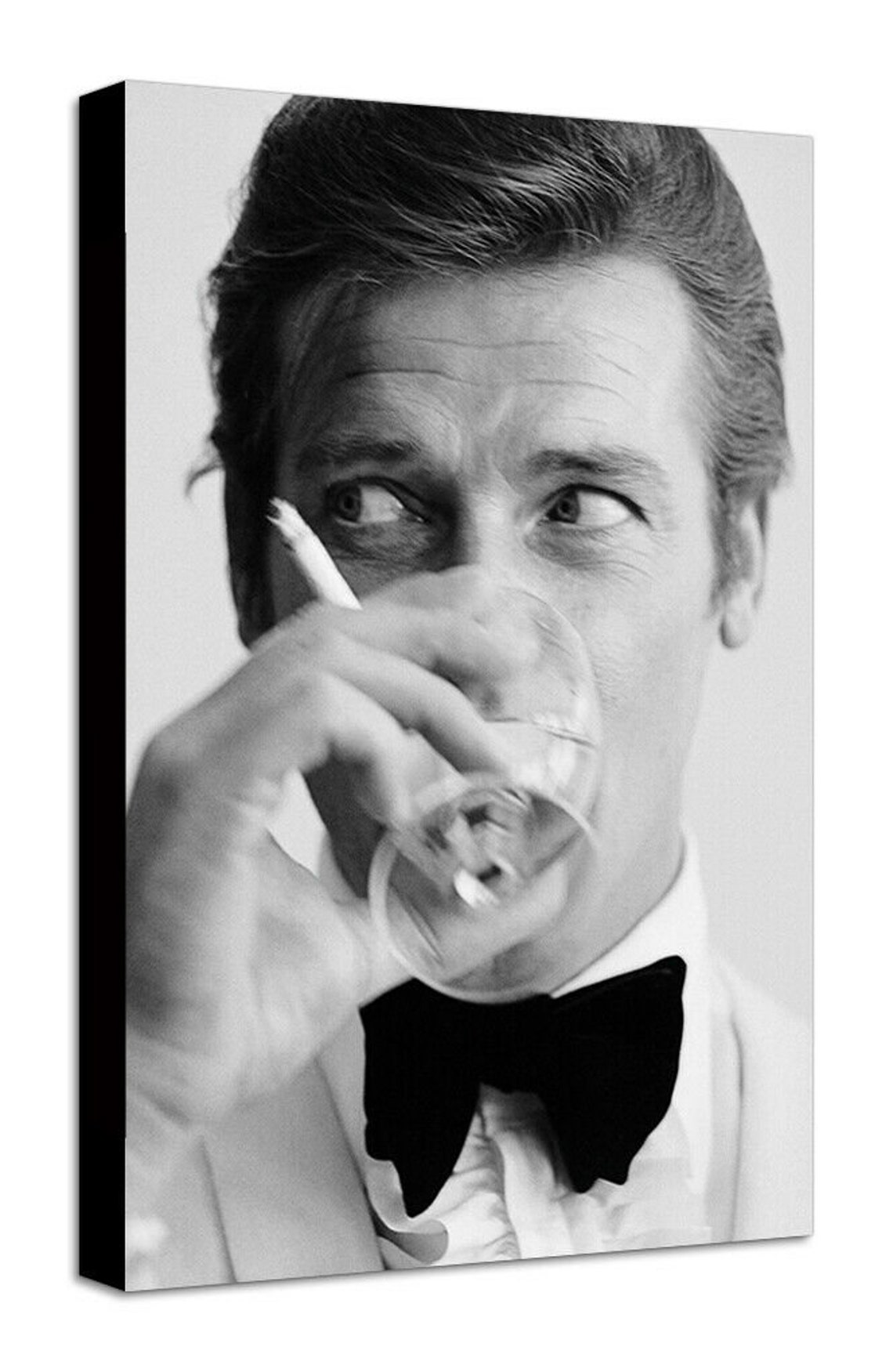 Art Prints on Poster or Framed Canvas Roger Moore Coolart - Etsy