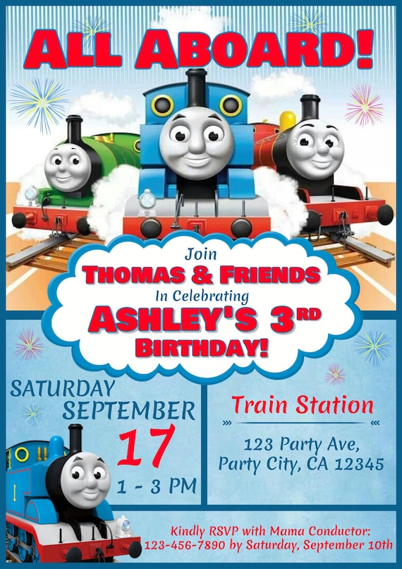 Thomas Invitation Sample Spanish