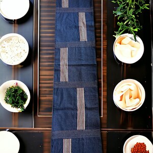 Handmade Denim Table Runner, Eco-friendly Stylish Home Décor Unique ...