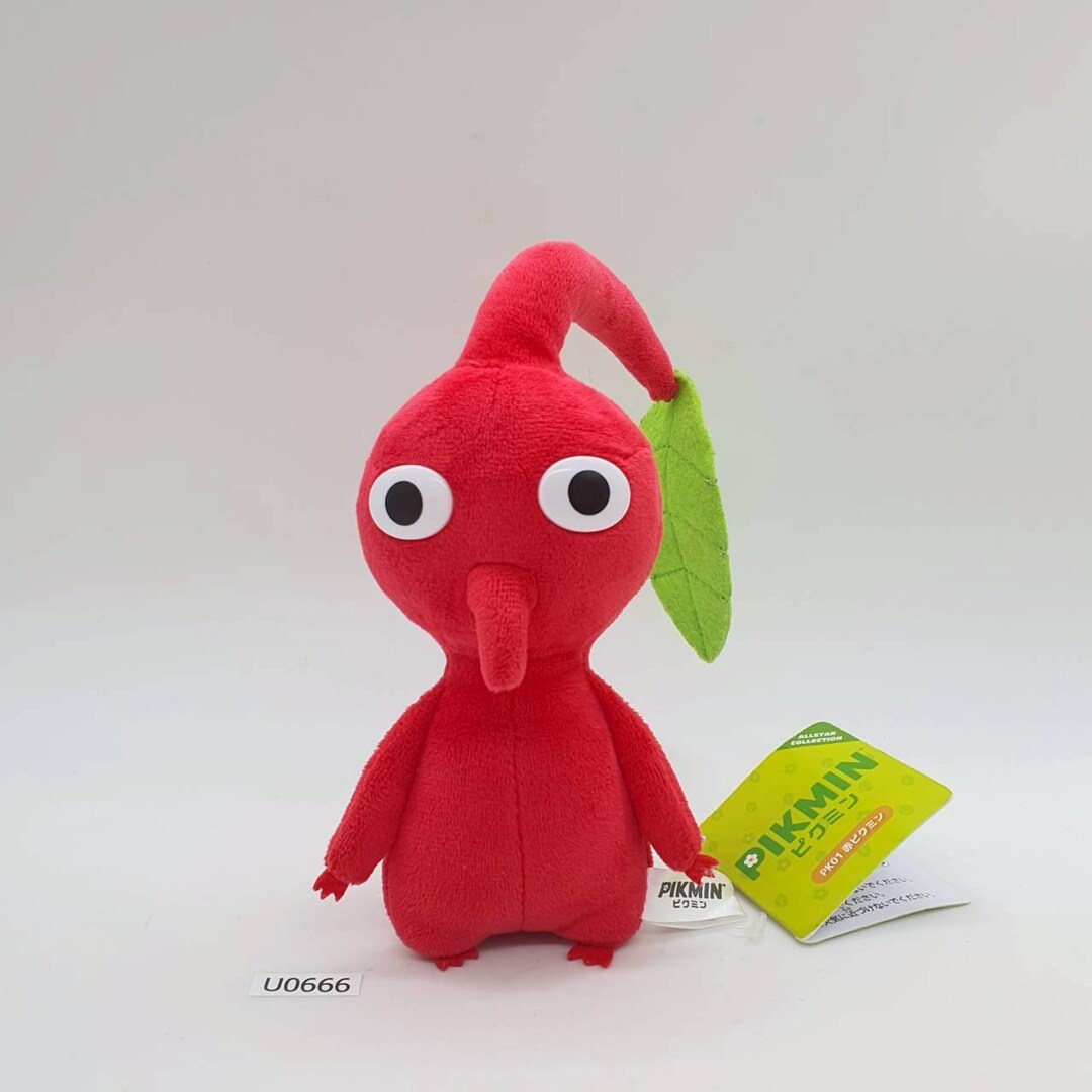 Red Pikmin U666 Pikmin All Star Collection (PK01) Sanei Plush 7" TAG ...