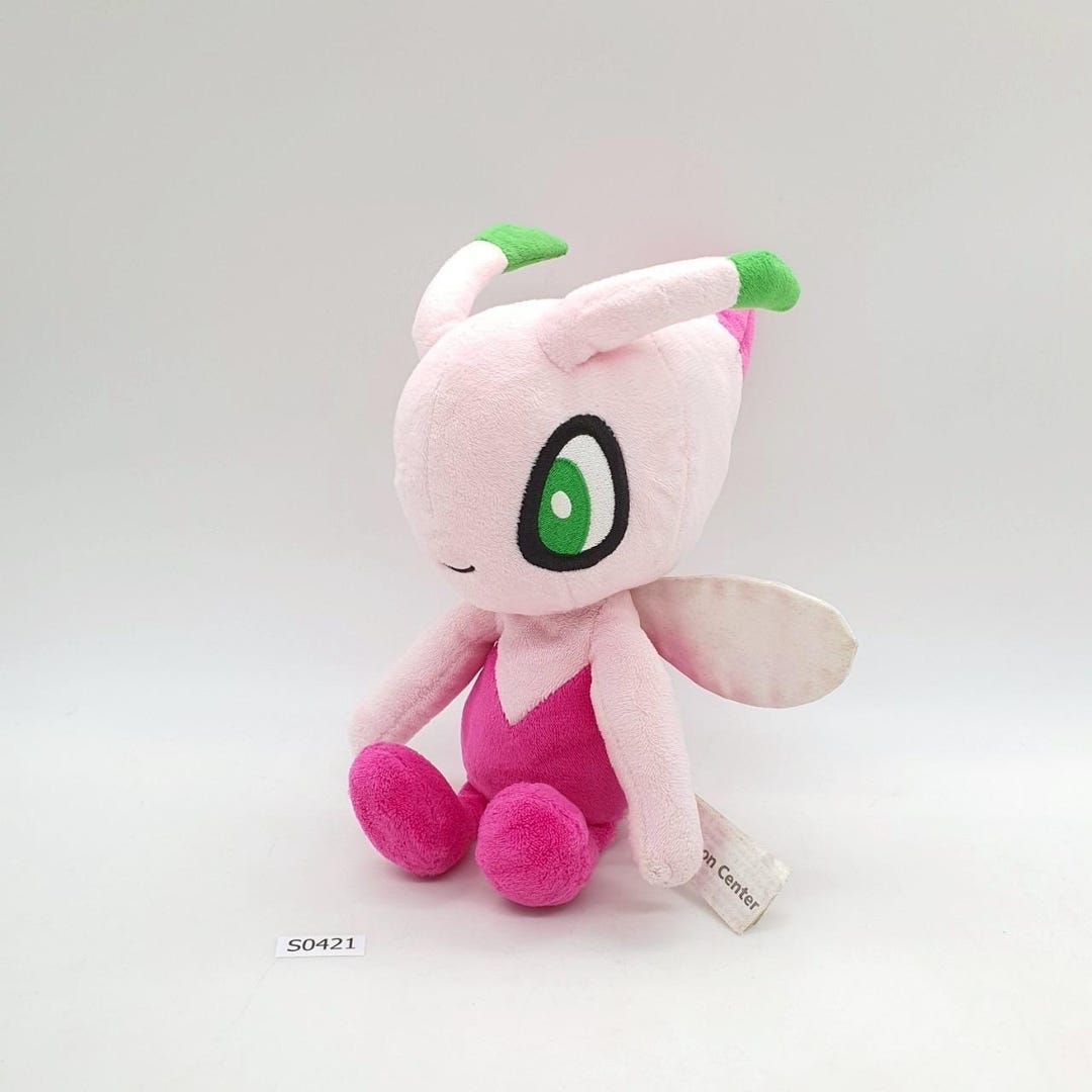 Celebi Shiny Pink S421 Pokemon Center 2020 Plush 10" Stuffed Toy Doll ...