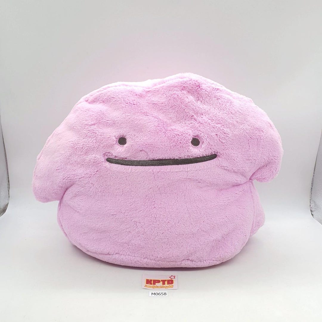 Ditto M658 Pokemon Pokemon Center 2019 Fluffy Plush 11" Stuffed Toy ...