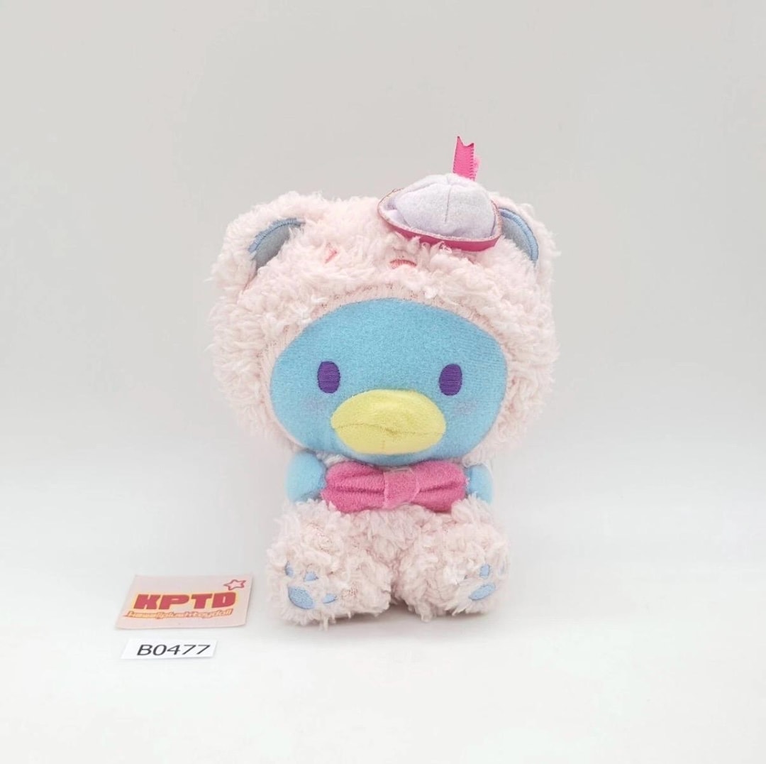 Tuxedo Sam Pink Hoodie B477 Sanrio Smiles 2021 Fluffy Plush 5" Toy Doll ...