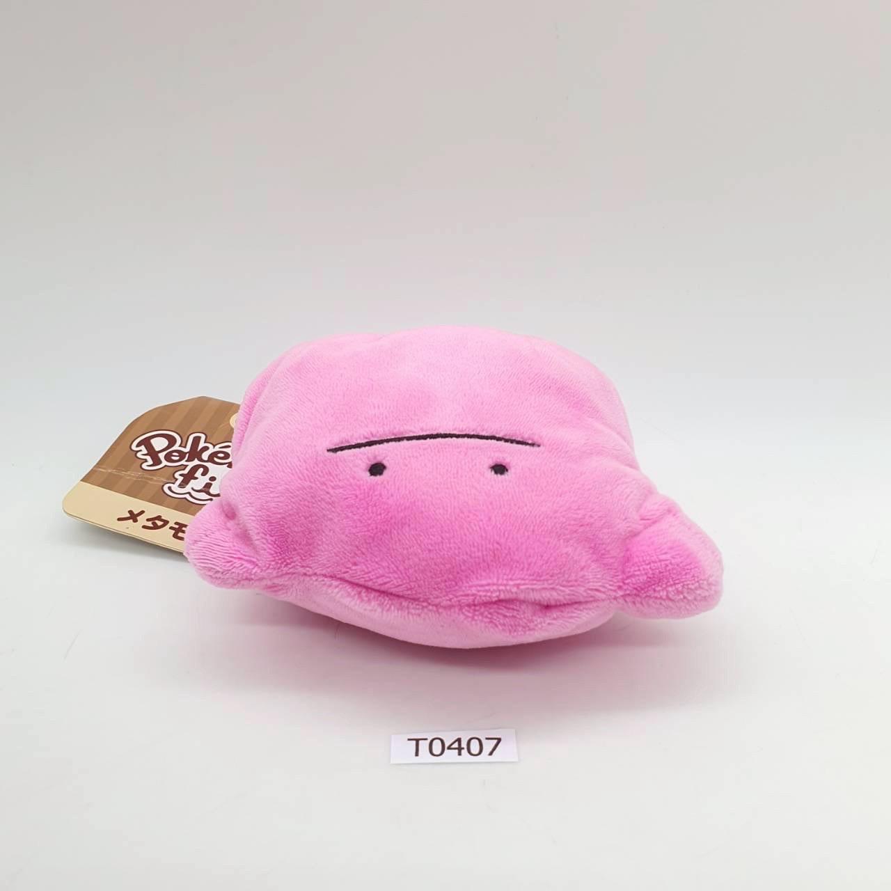 Ditto T407 Pokemon Fit Pokemon Center 2018 Plush 3.5" Stuffed TAG Toy ...