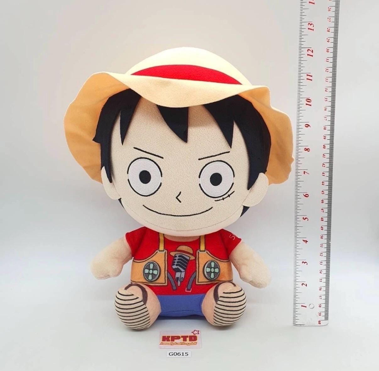 MONKEY D. LUFFY G615 One Piece Film Red BANPRESTO Plush 12” Stuffed Toy ...