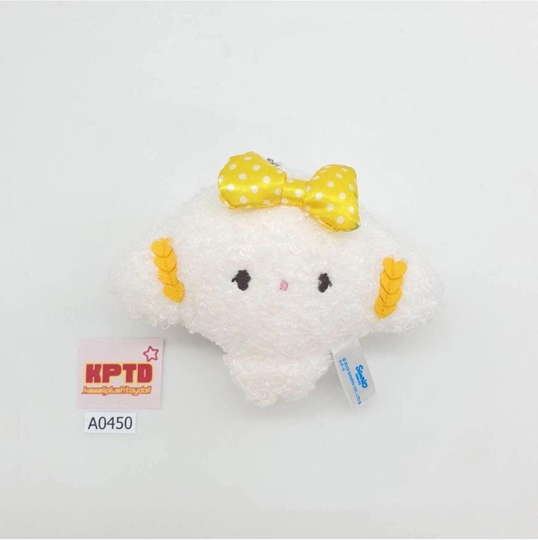 Kogimyun A450 Yellow Bow Sanrio 2022 Keychain Plush 4" Stuffed Toy Doll ...