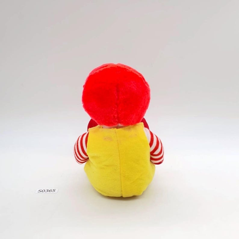 Ronald Mcdonald S365 Mcdonald Plush 6" Stuffed Toy Doll Japan - Etsy