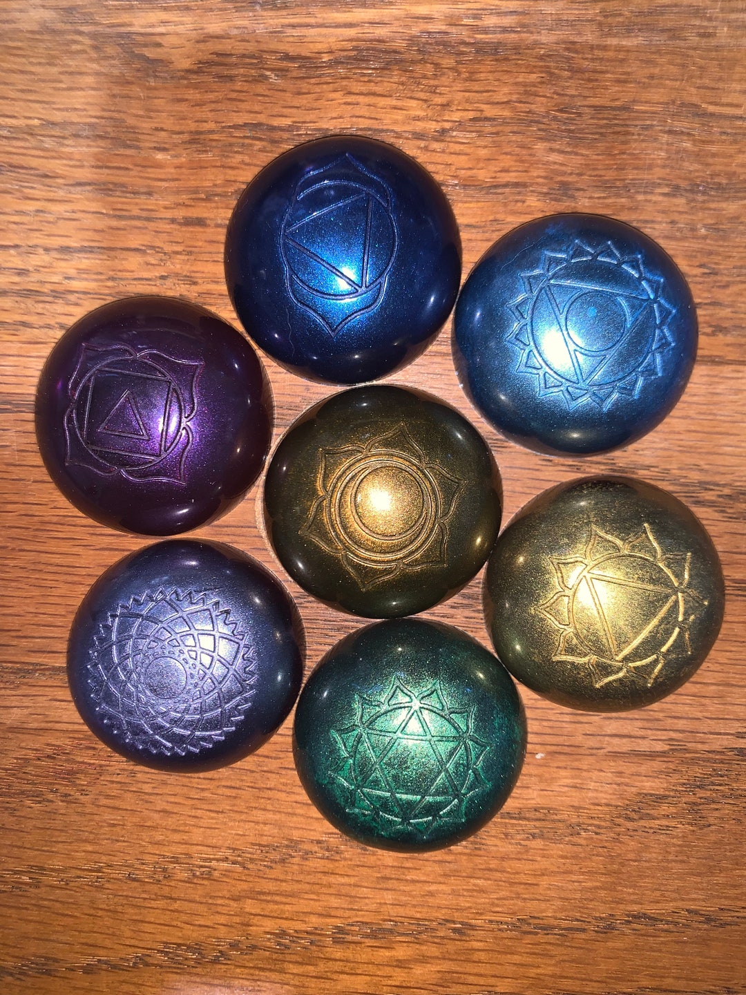Resin Chakra Stones - Etsy