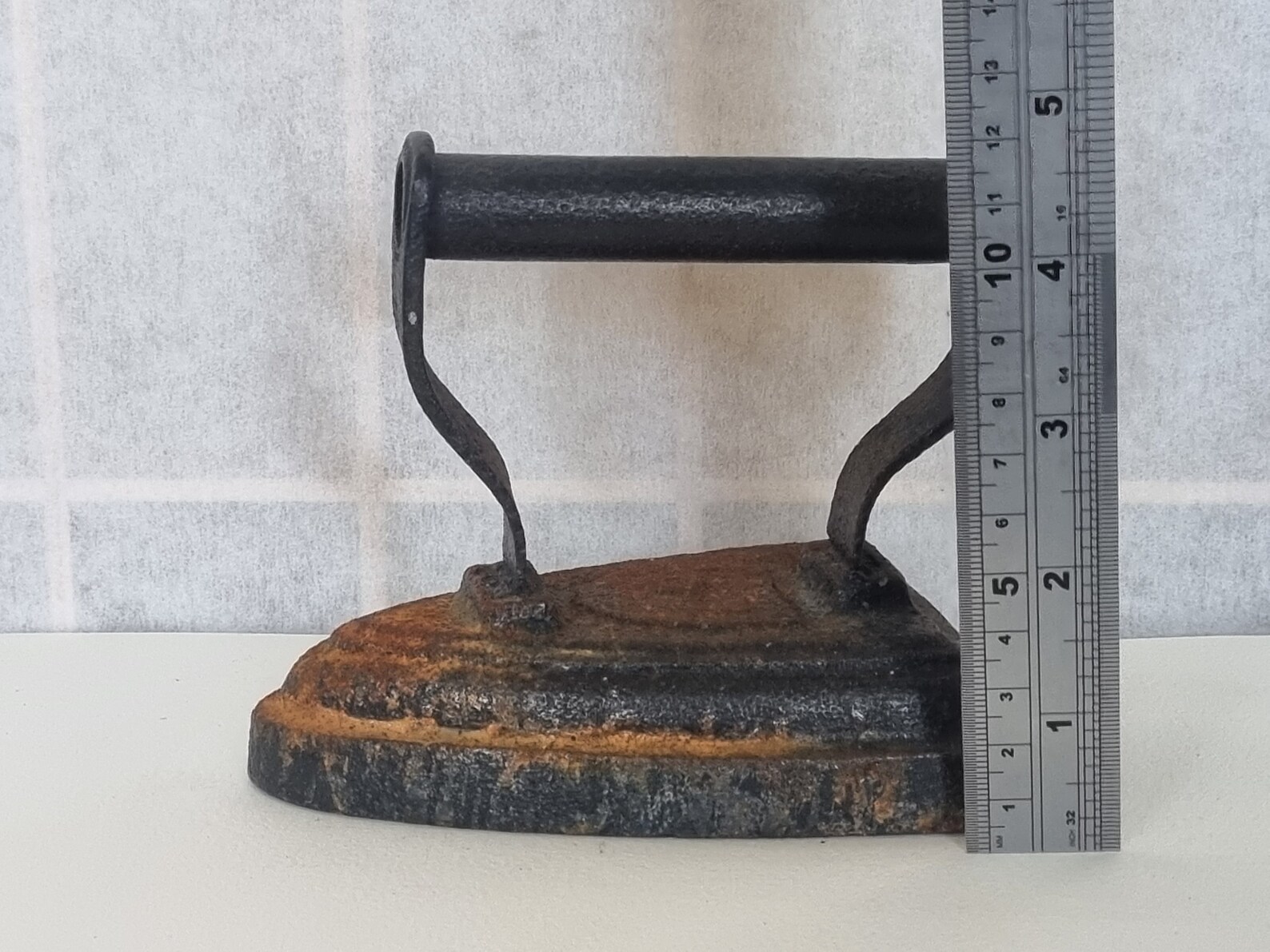 Antique Cast Iron Flat Iron | Heavy Pressing Iron | Vintage Laundry ...