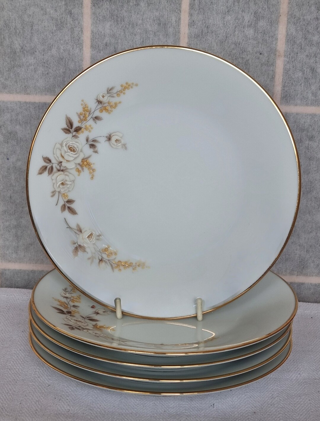 Noritake China Plate Vintage Yellow Floral Fiona Pattern 6.5 - Etsy