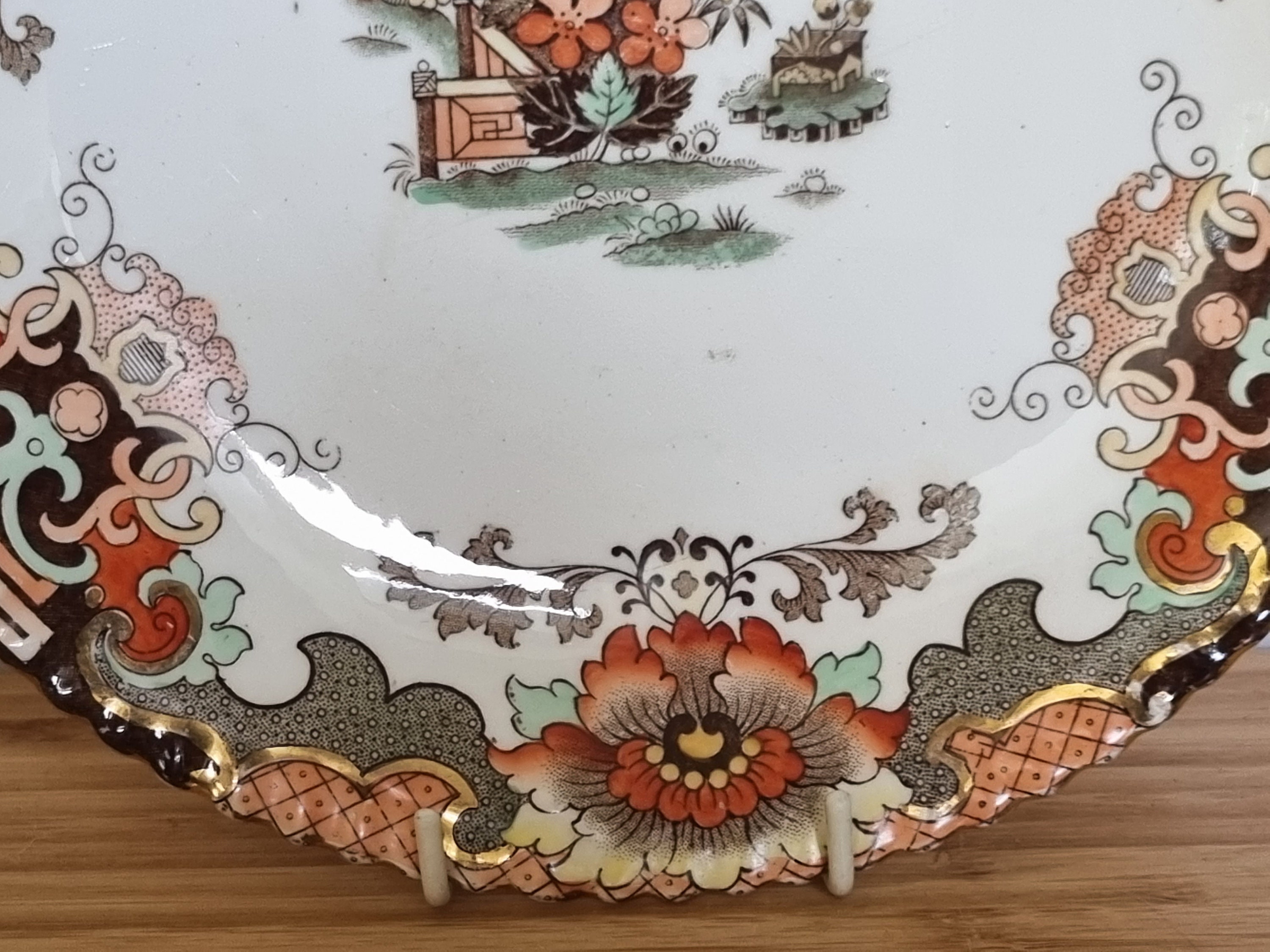 Antique Imari Plate, Samuel Radford England, Antique 1800s, Victorian ...