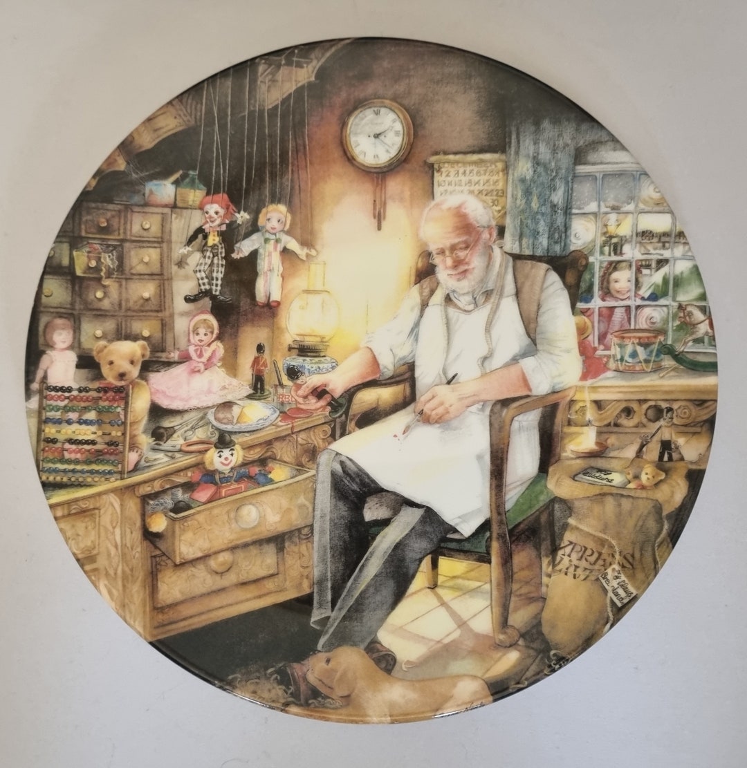 Bradford Exchange Collector Plate Christmas Country Crafts the Toymaker ...