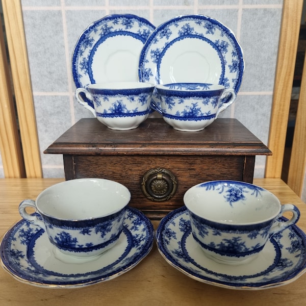 Flow Blue Tea Cup - Etsy