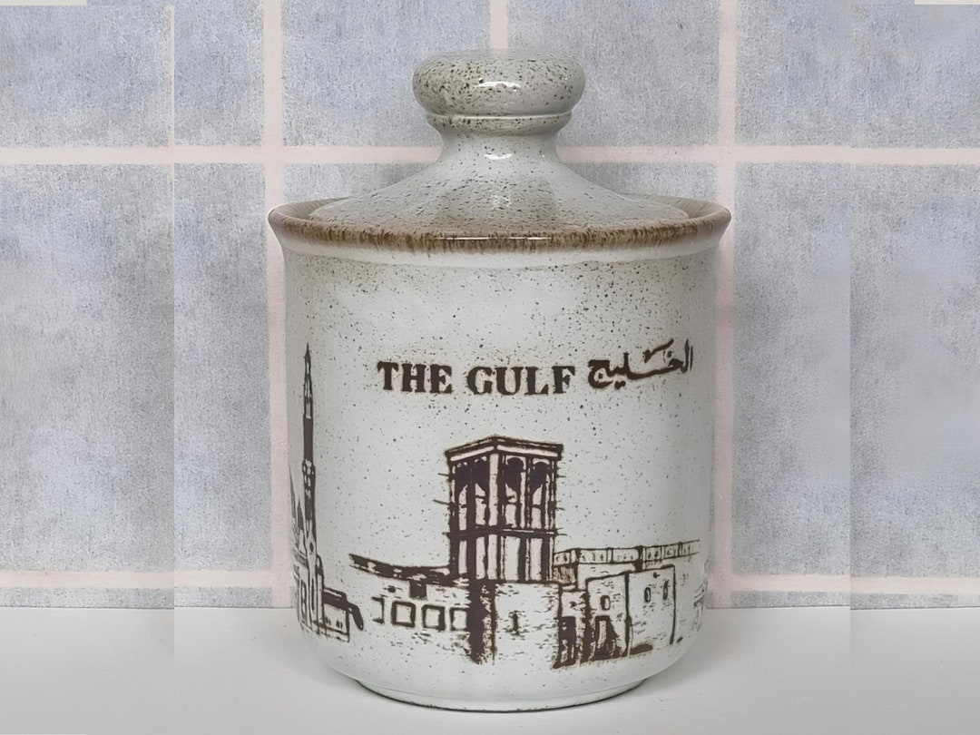 Rare Dunoon Ceramics Gulf Arabic Storage Jar | Architectural Middle ...
