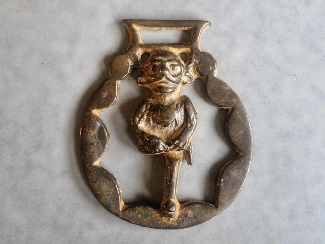 Vintage Lincoln Imp Horse Brass | English Folklore Tack Decoration ...