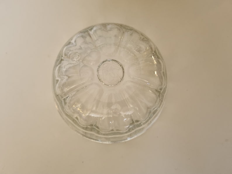 Vintage English Pyrex Jello Mold | Retro Glass Dessert Bowl | Ribbed ...