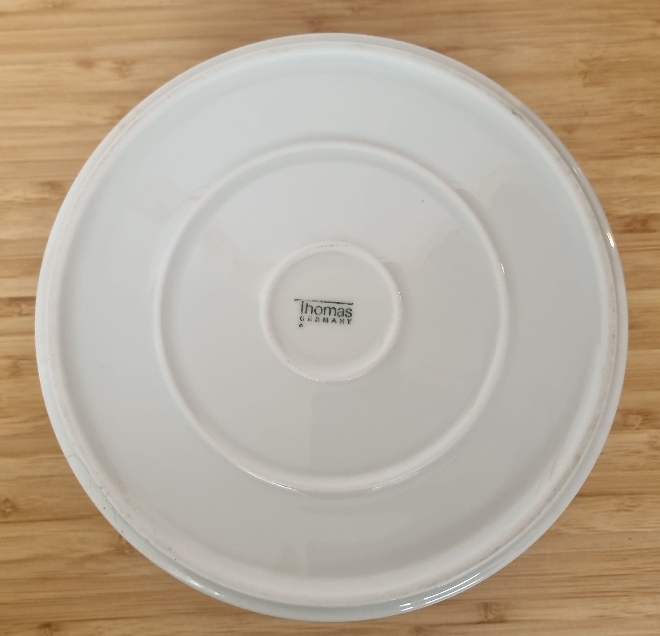 Thomas Germany Porcelain Medallion White Silver Trim Serving Bowl - Etsy