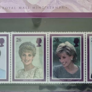 Princess Diana Mint Stamp Set | Royal Collection | Complete With ...