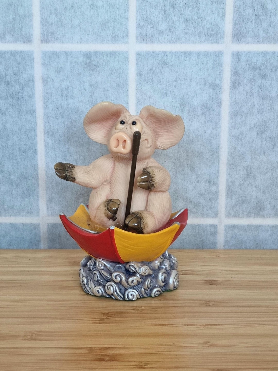 Vintage Little Pig Figurine, David Corbridge, Piggins Collection, 1990s ...