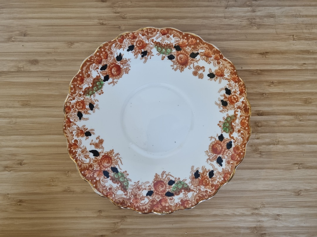 Antique Imari Plate by Wellington China, Longton England, Antique ...