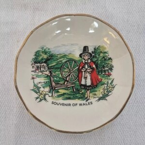 Welsh Spinning Wheel Plate | Vintage James Kent Old Foley England ...