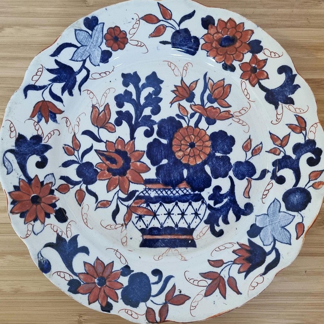 Antique Mason's Ironstone Plate - British Cabinet Display Plate - Japan ...