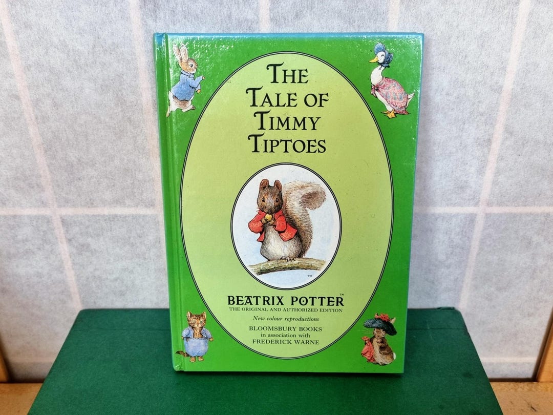 Beatrix Potter Timmy Tiptoes | 1990s Bloomsbury Hardcover Book ...