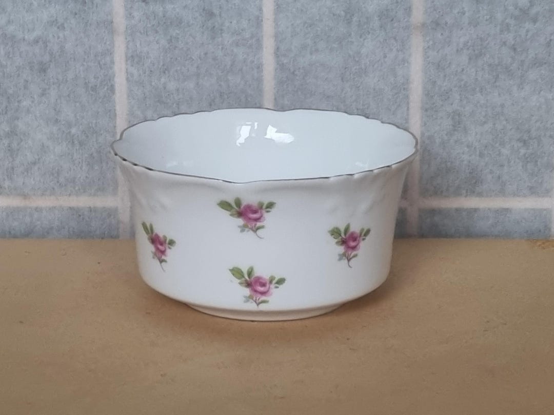 Vintage Sugar Bowl 1950s | Collingwood Staffordshire Pink Rose China ...