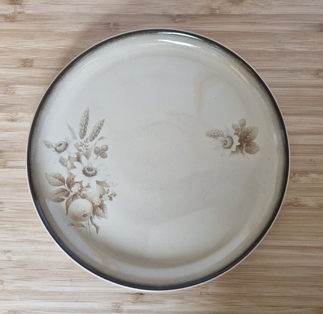 Vintage Plate English Stoneware Pottery by Denby Memories Pattern - Etsy