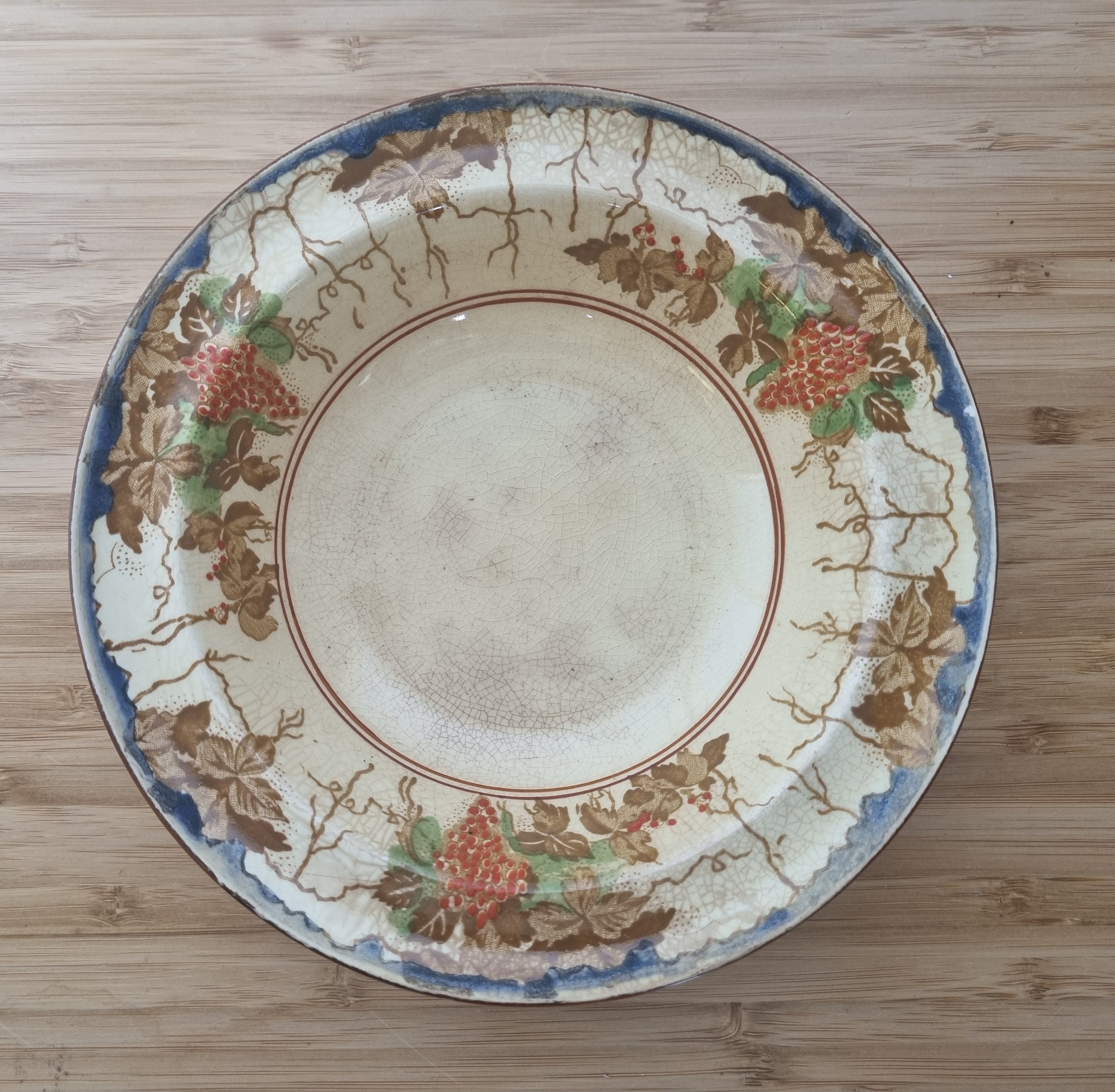 Bursley Ware Bowl Antique English Bacchus Pattern - Etsy