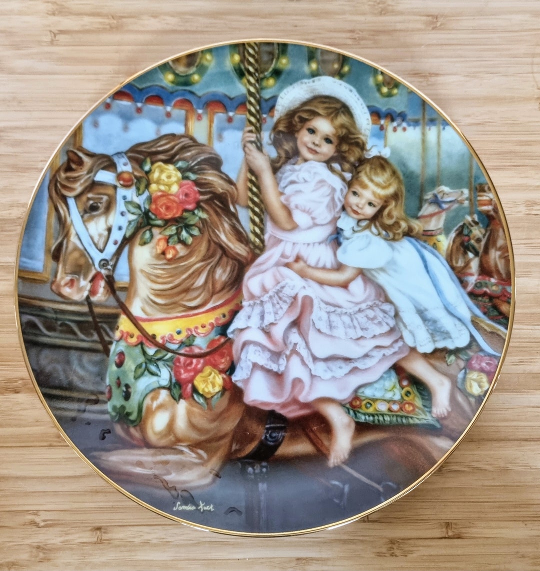 Sandra Kuck Barefoot Children Collector Plate, Reco USA Limited Edition ...