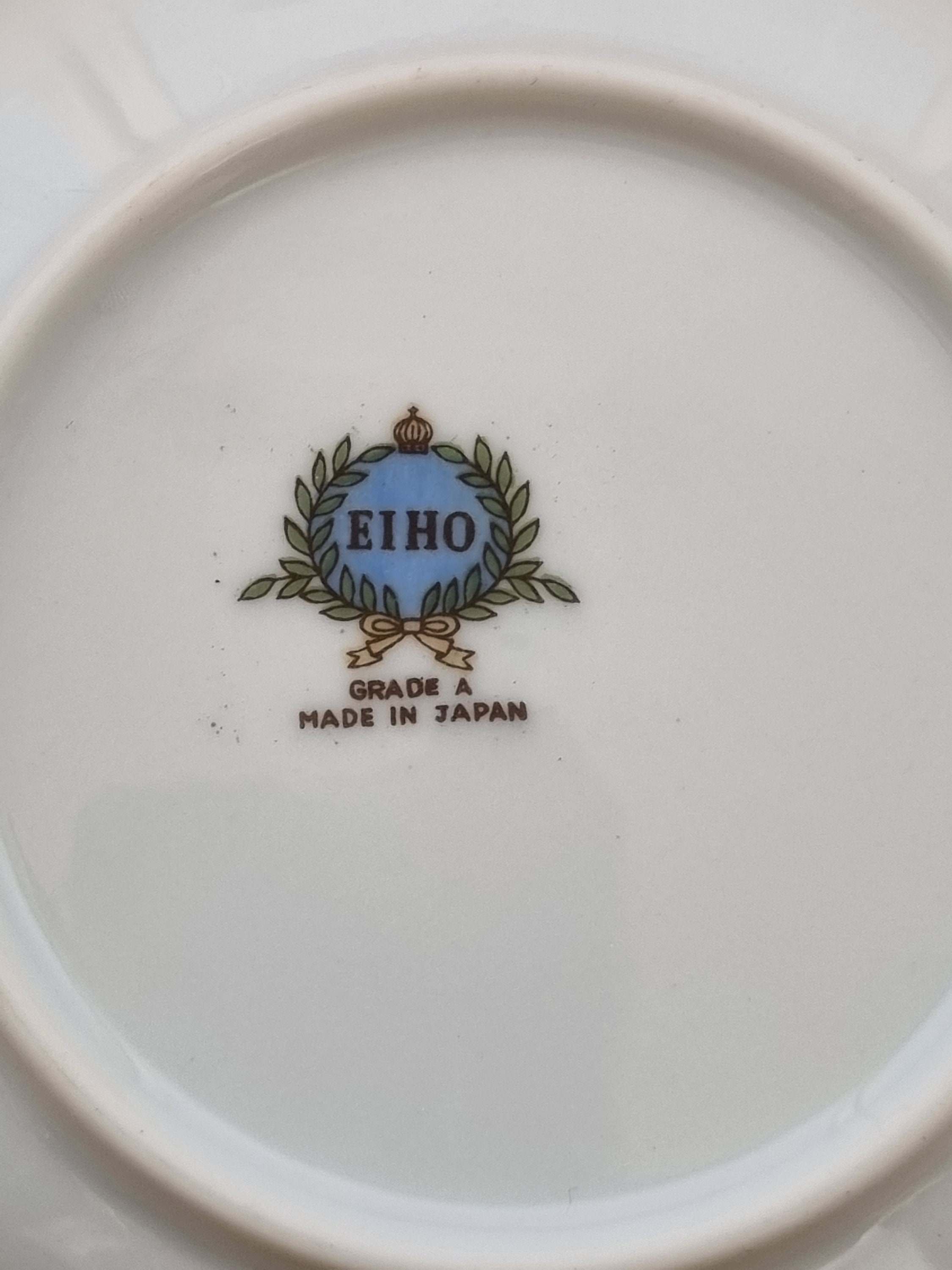 Small Porcelain Bowls With Yellow Roses by EIHO Japan 6 Piece Set ...