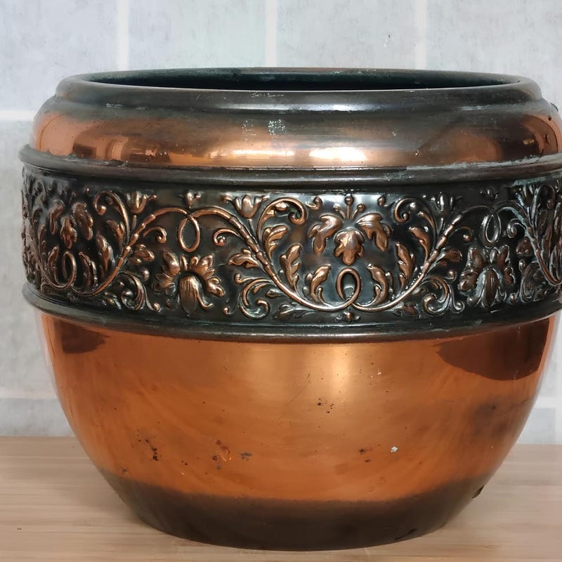Copper Planter - Etsy UK