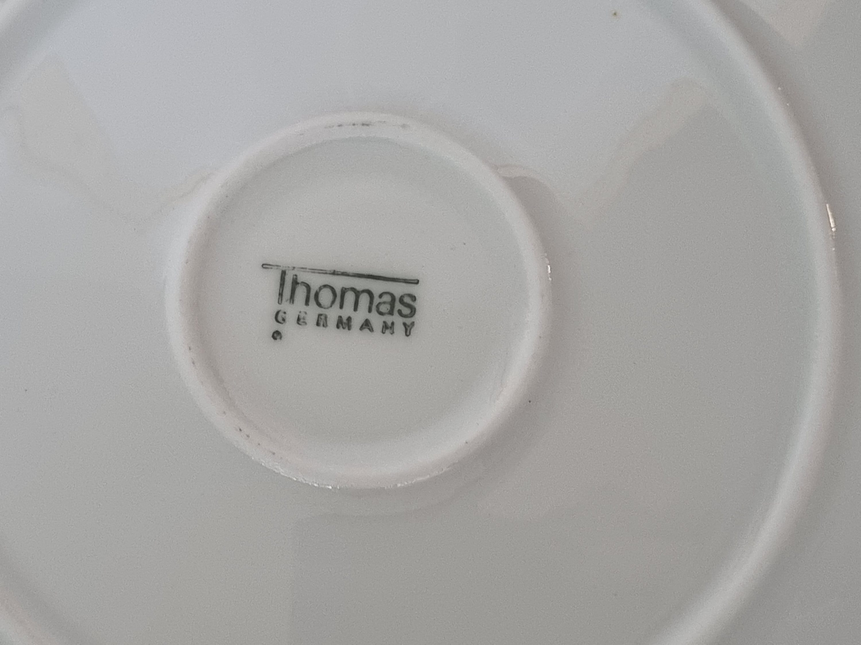 Thomas Germany Porcelain Medallion White Silver Trim Serving Bowl - Etsy