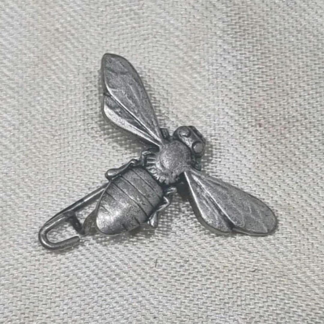 Victorian Pewter Fly Brooch | Miniature Insect Pin | Antique Gothic ...