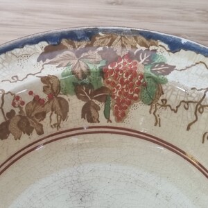 Bursley Ware Bowl Antique English Bacchus Pattern - Etsy