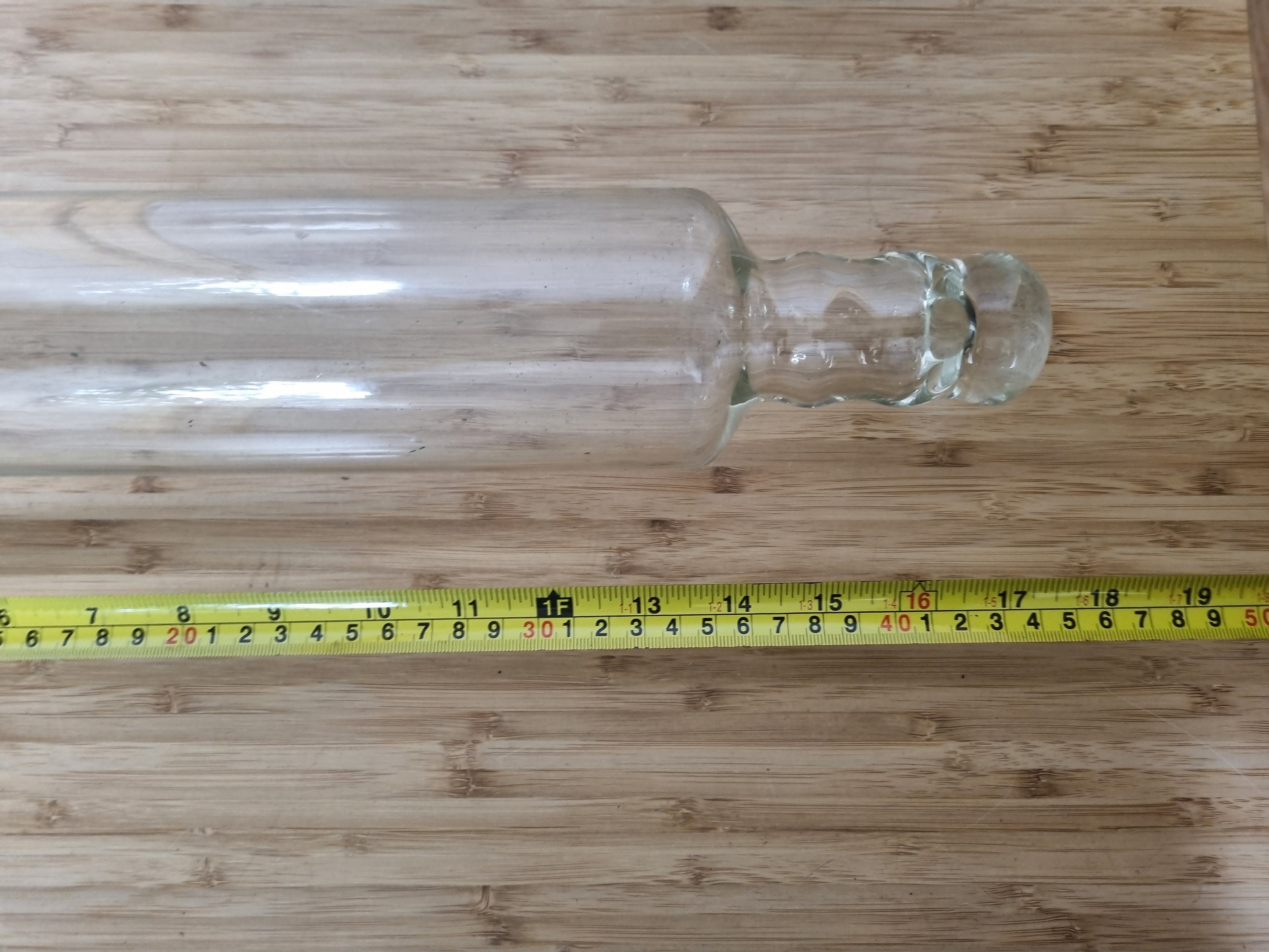 Pyrex Glass Rolling Pin, Vintage 60s Kitchenalia, Baking Cake Making ...