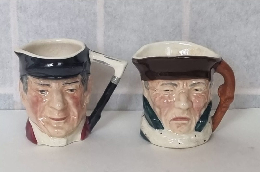 Lancaster Sandland Toby Mugs Small Pair of Character Ware Highwayman ...
