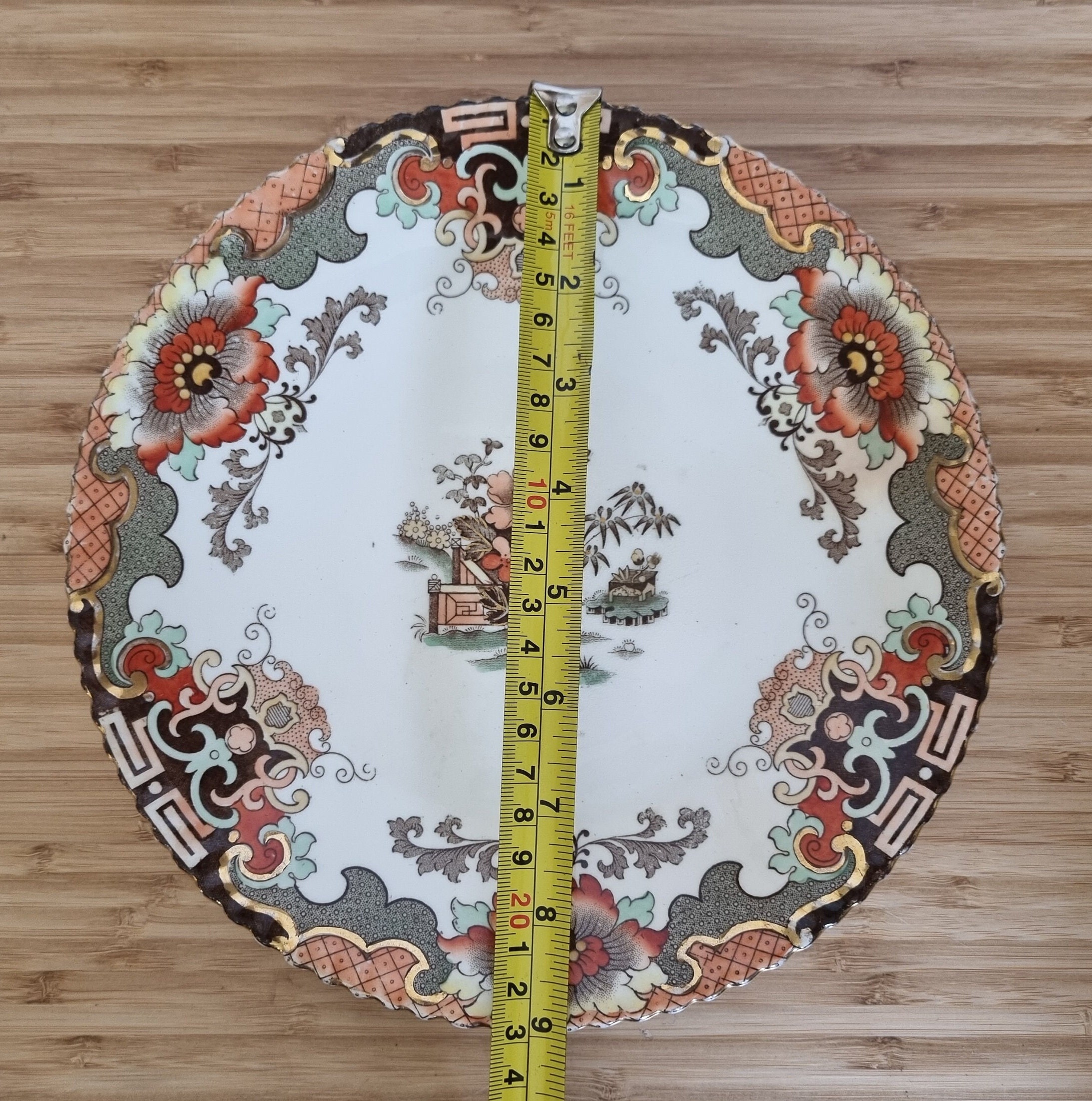 Antique Imari Plate, Samuel Radford England, Antique 1800s, Victorian ...