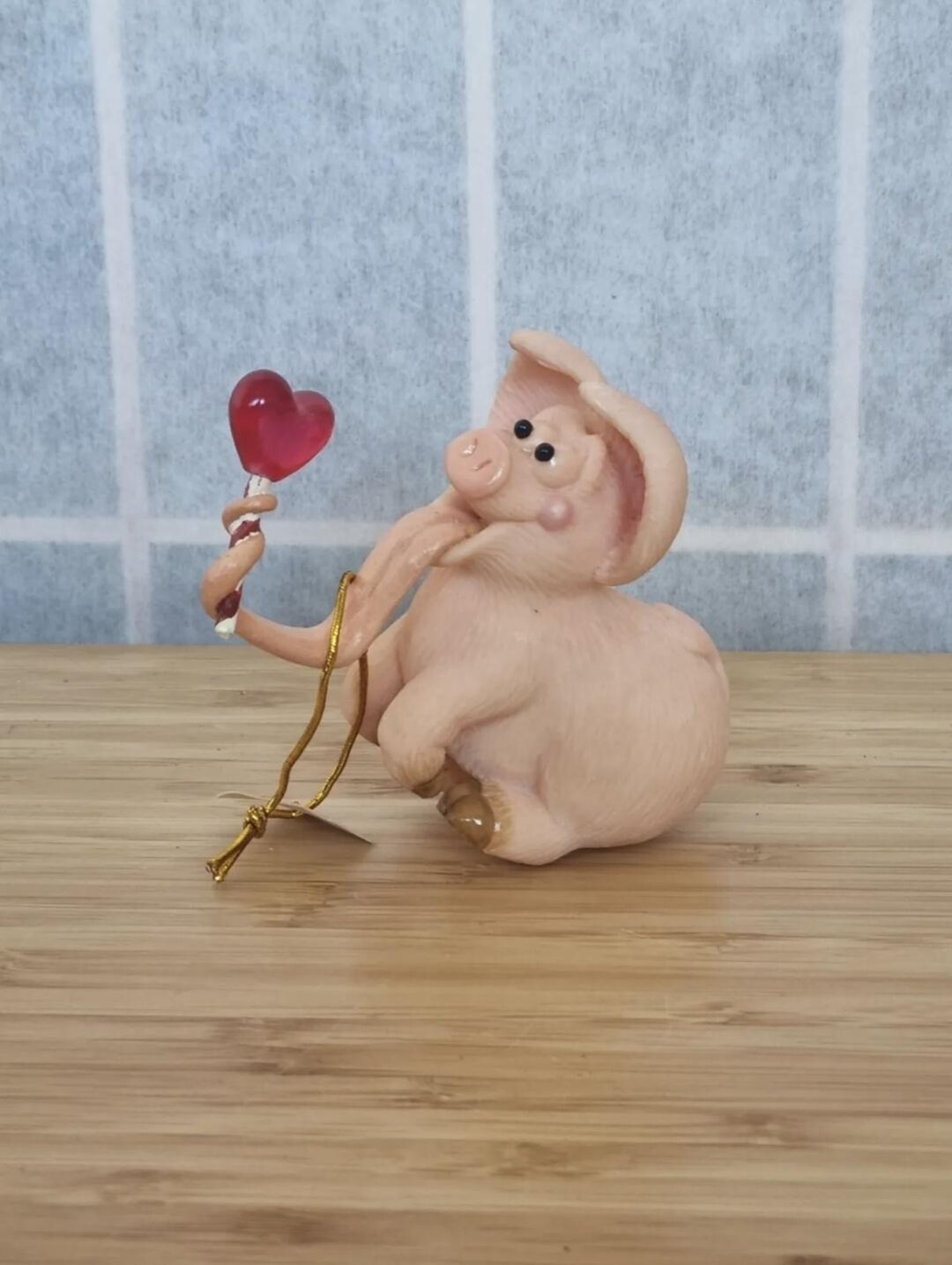 Vintage Little Pig Figurine, David Corbridge, Piggins Collection, 1990s ...