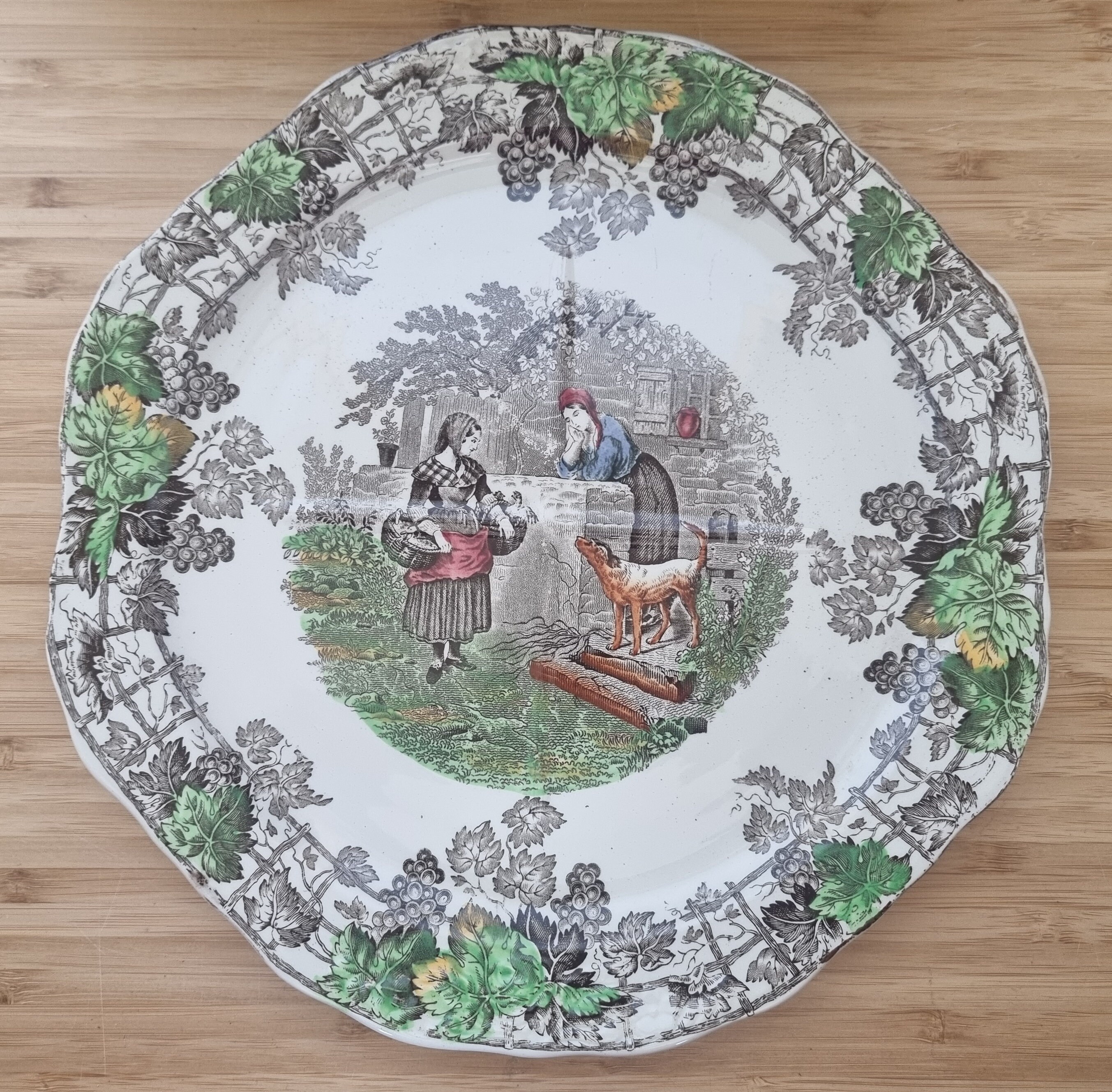 1930's Spode Byron Series No1 Sandwich Plate by Copeland English ...