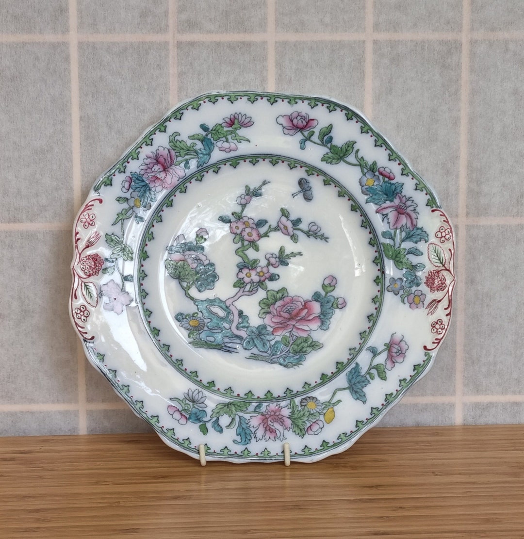 Copeland Spode Indian Tree Plate - Antique English China, Hand Painted ...