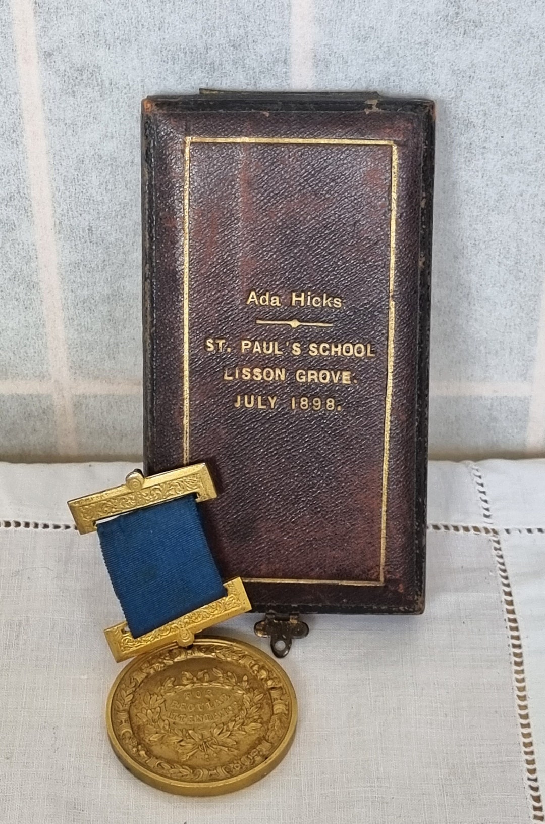 Victorian School Medal 1899 | Antique British Memorabilia Collectible ...