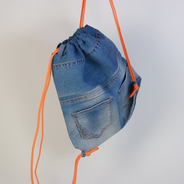 Upcycled Jeans Bag - Etsy