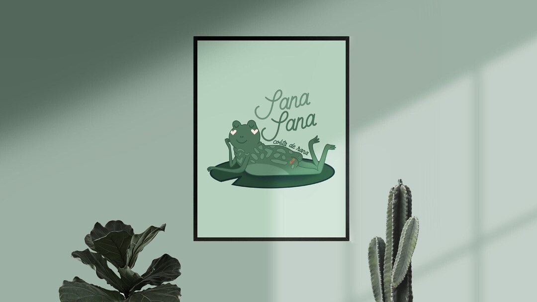 Sana Sana Colita De Rana Printable Wall Art Spanish Nursery - Etsy
