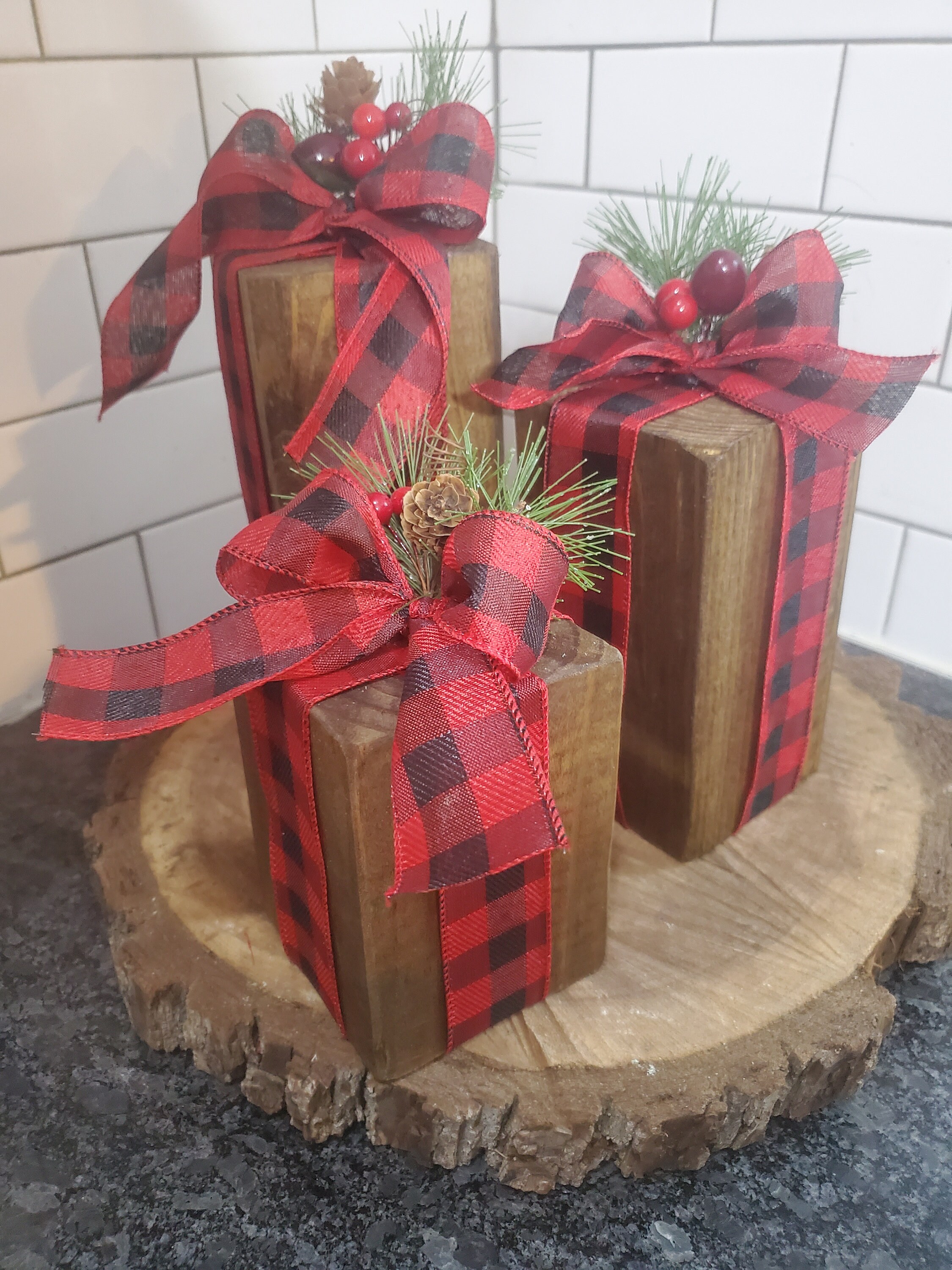 Wooden Christmas Presents - Etsy
