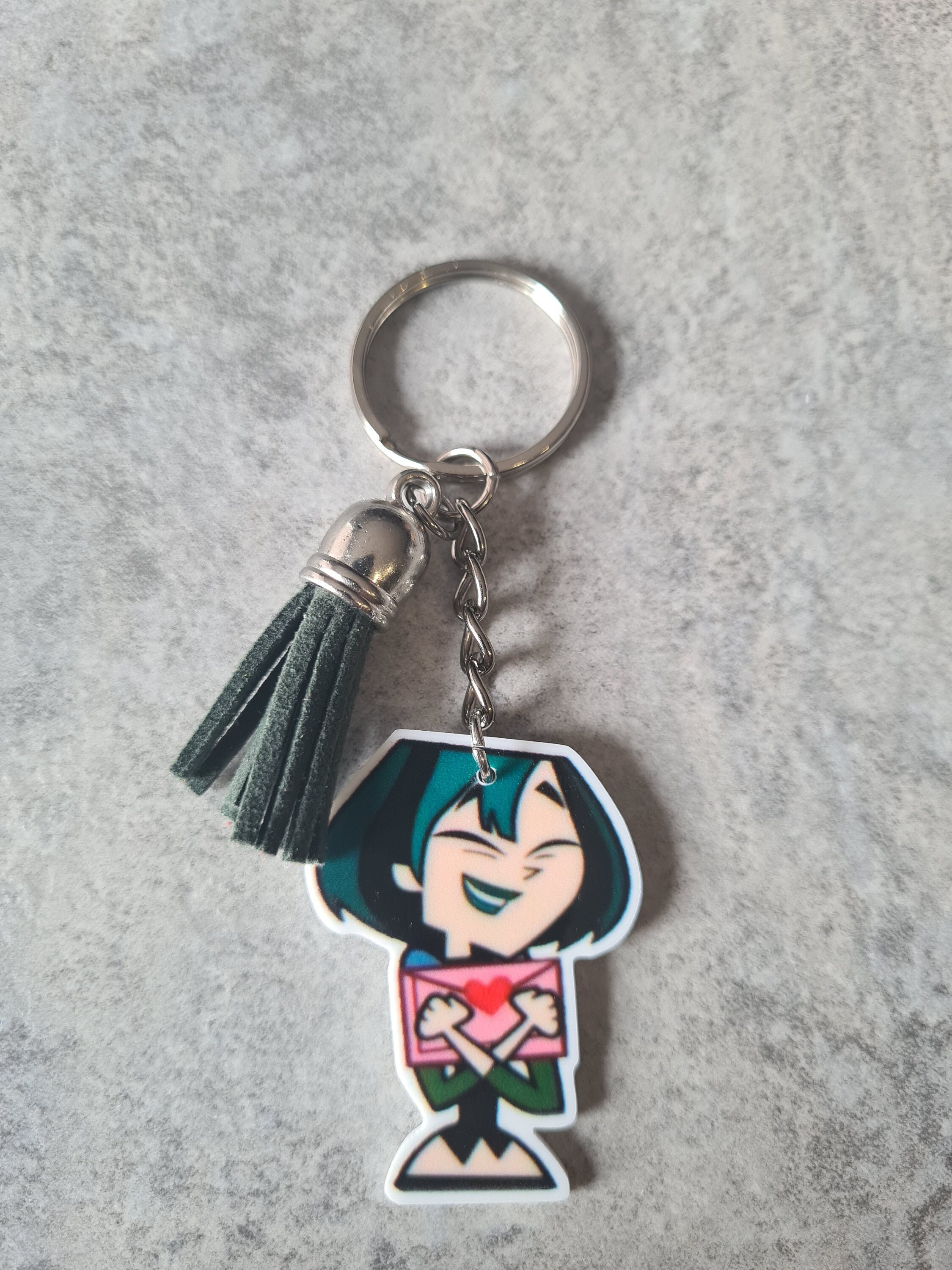 Total Drama Gwen Keyring Keychain Hand Bag Charm - Etsy UK